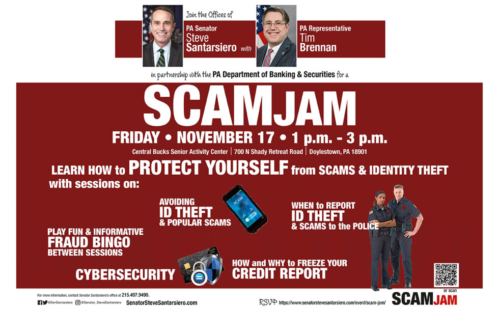 Scam Jam - Senator Steve Santarsiero